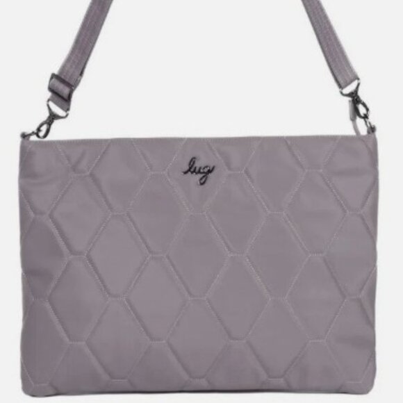 lug | Bags | Lug Galley Satin Luxe Vl Portfolio Crossbody Bag Pearl ...